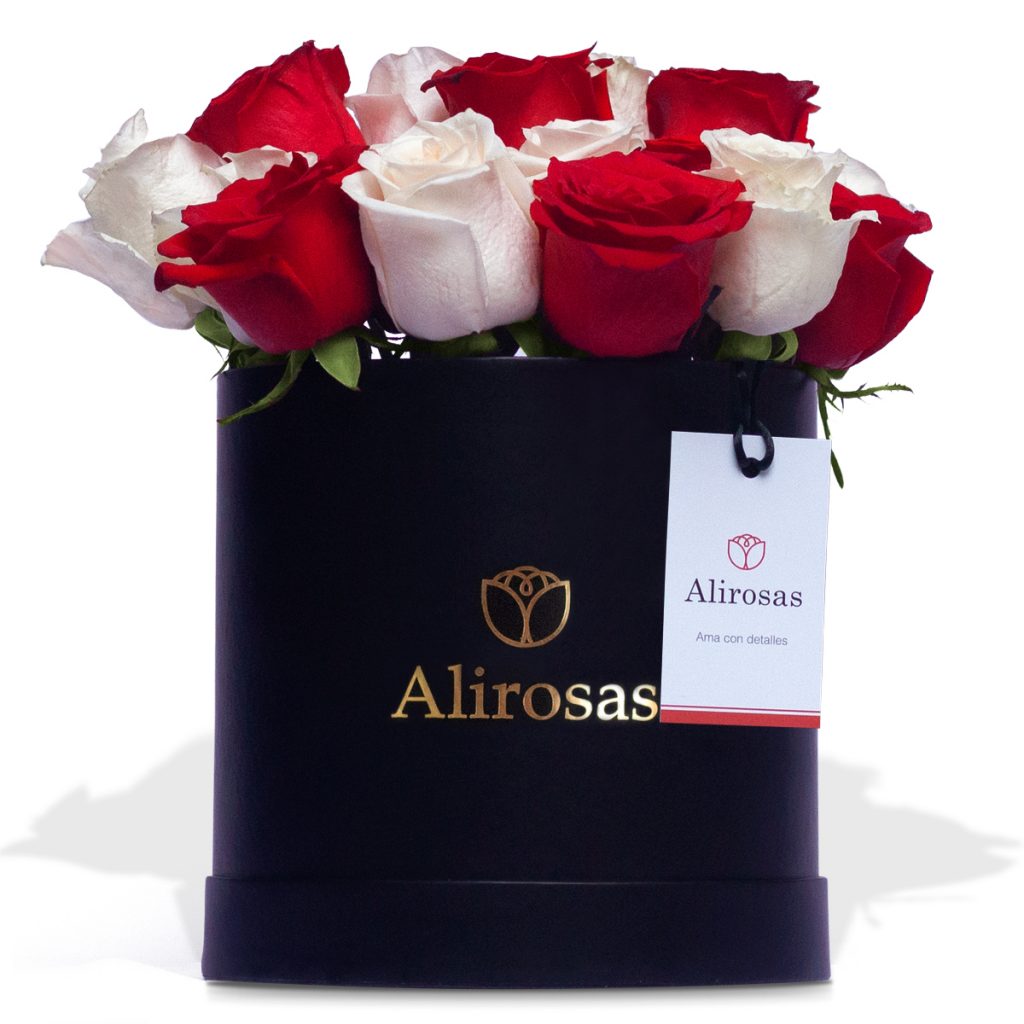 Box de Rosas rojas y blancas: Florería en Lima. Regala detalles